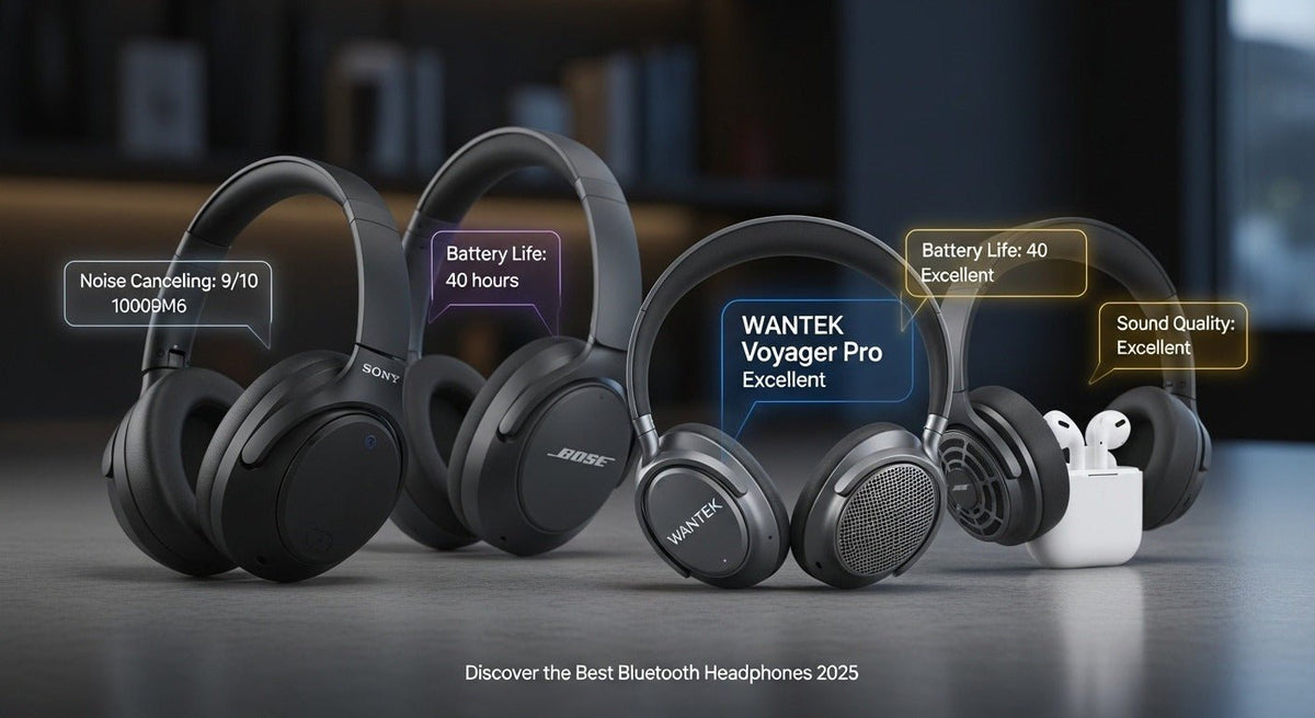 Best Bluetooth Headphones 2025 – Top Wireless Picks – Wantek