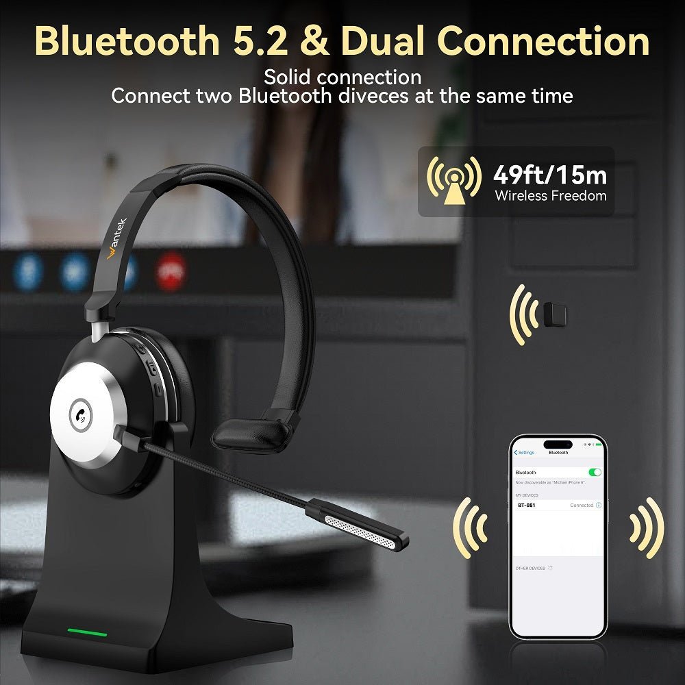 Best Bluetooth Headset for Computer Use in 2025 – Top Picks – Wantek