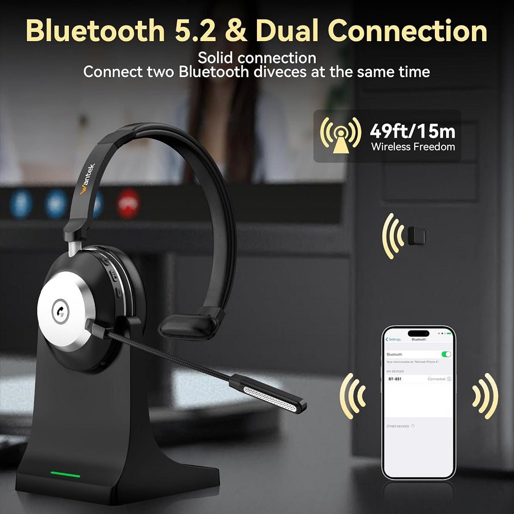 Best Bluetooth Headsets for Phones in 2025 – Top Picks & Tips – Wantek