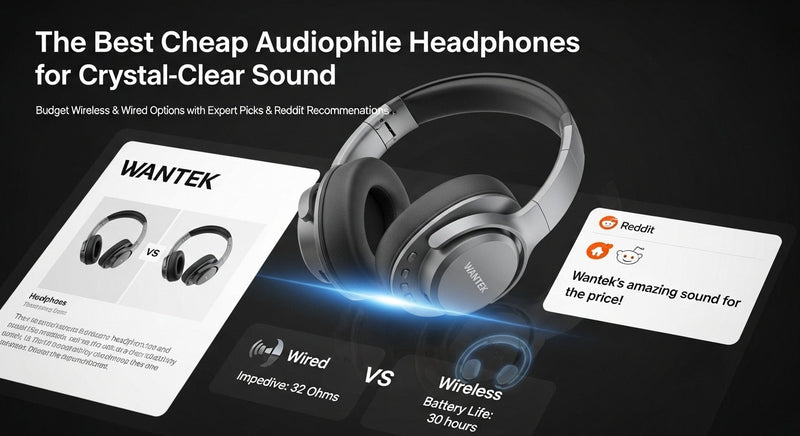 Best Cheap Audiophile Headphones (2025) – Budget Hi-Fi Picks – Wantek