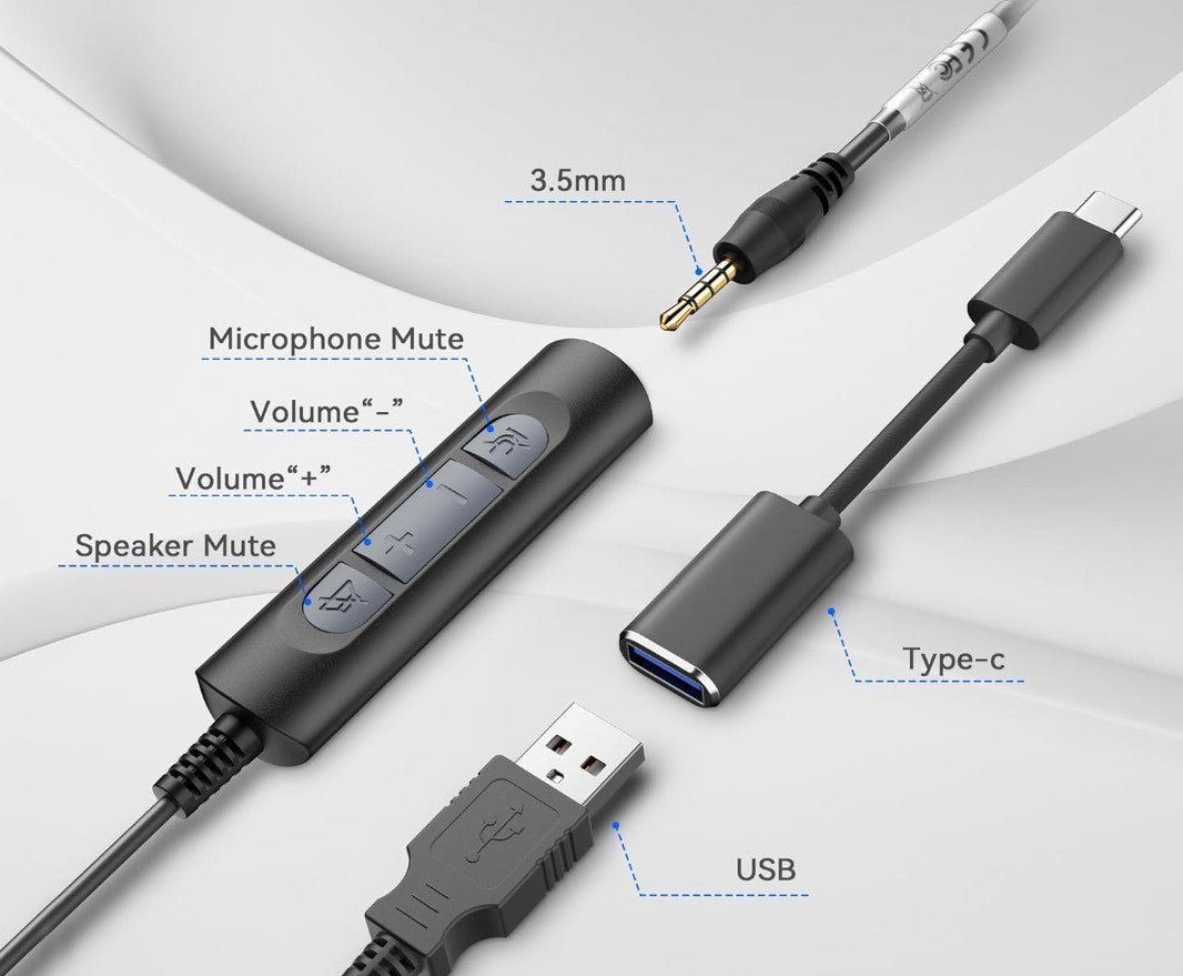 Best USB to Headphone Adapters in 2025: Male & Female Jacks – Wantek