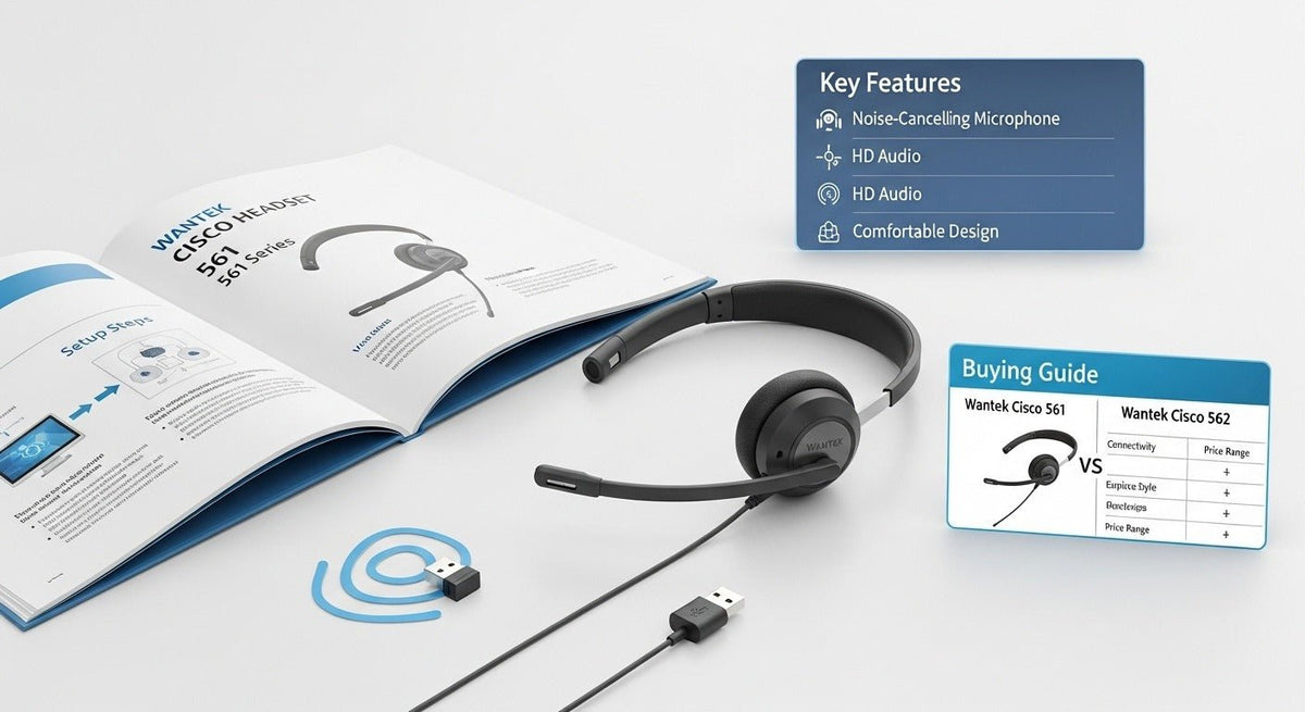 Cisco 561 Headset: Features, Setup Guide & Manual Tips – Wantek