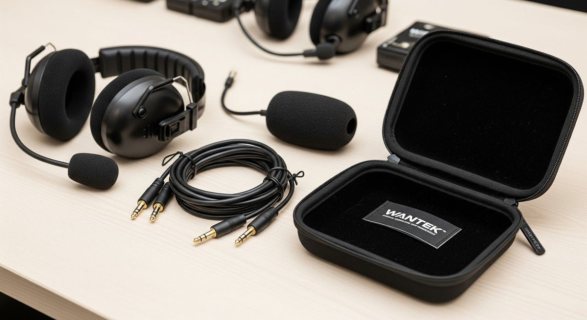 Dispatcher Headset Accessories: Cables, Mutes & More – Wantek