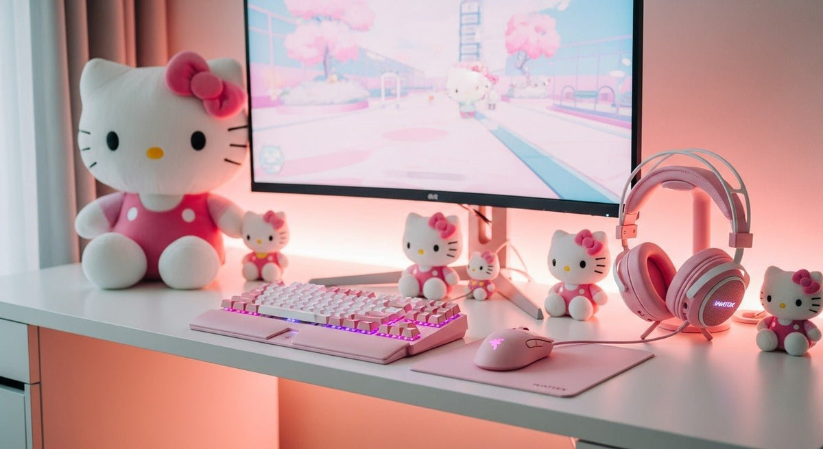 Hello Kitty Gaming Gear Guide: Keyboards & Headsets – Wantek