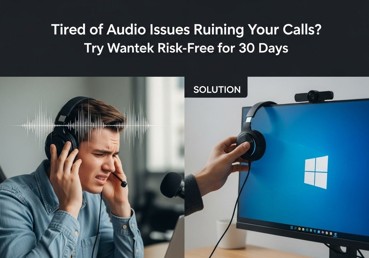 Why Can I Hear Myself in My Headset? Fix Echo & Mic Feedback – Wantek