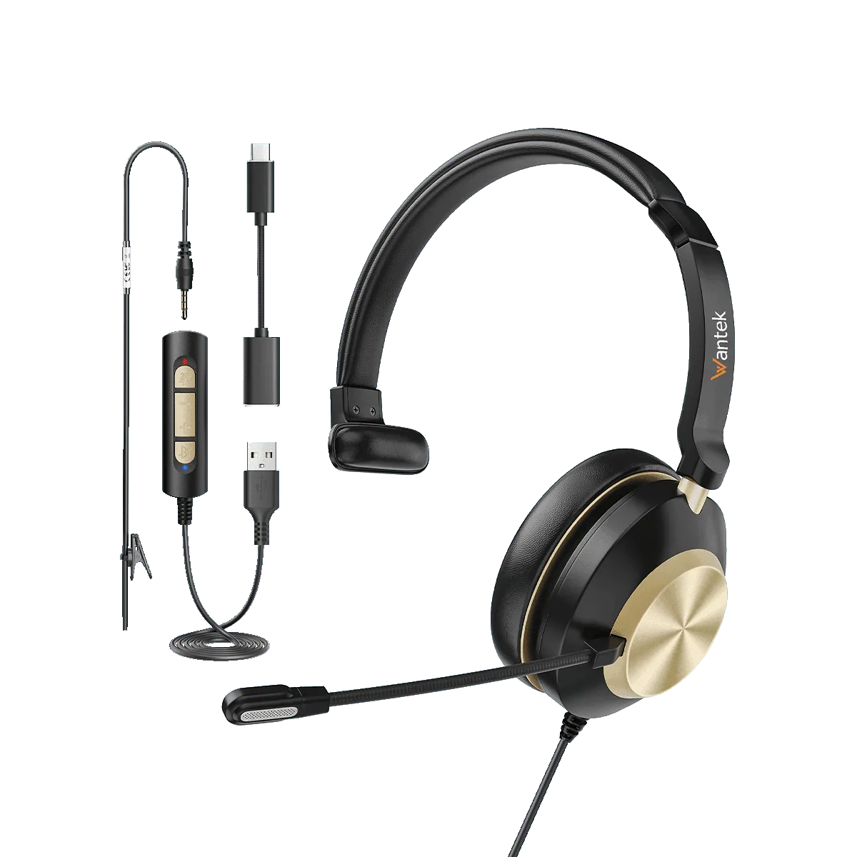 USB Noise Cancelling Headset | Wantek