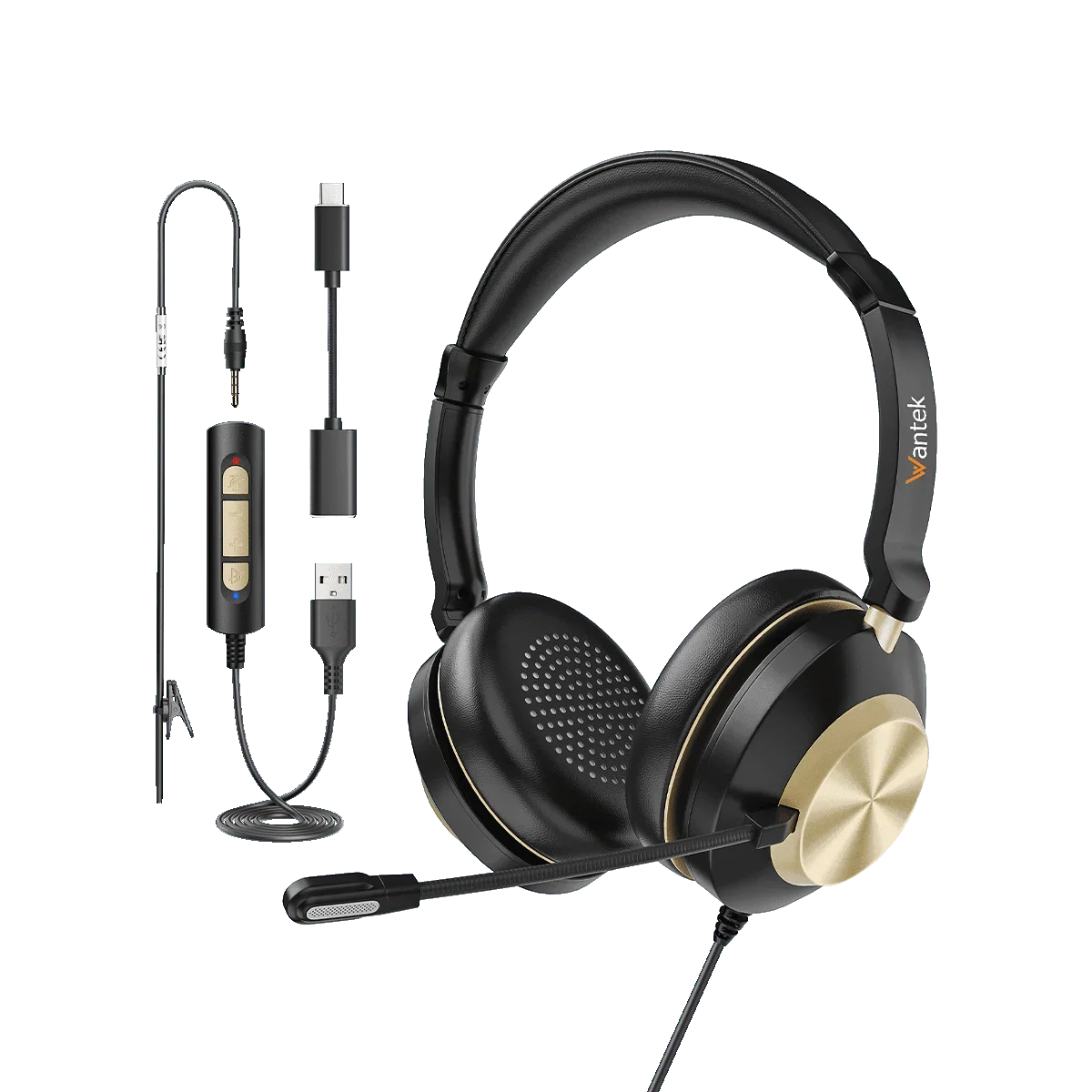 Headset with Mic with USB | Wantek
