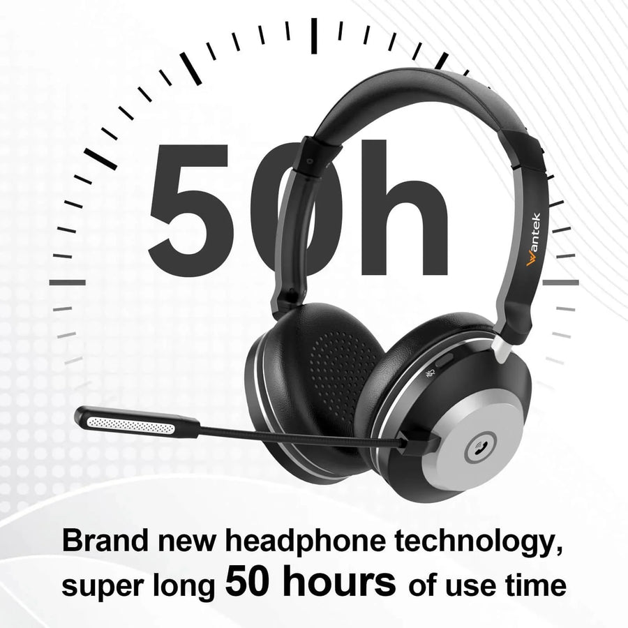 Wireless Headphones with Microphone | Wantek